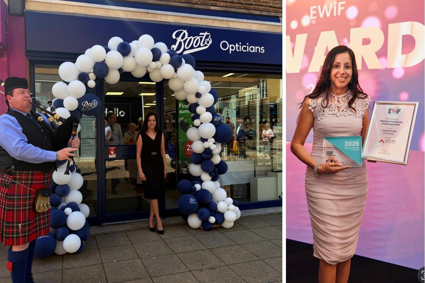 Award-winning Corby optician re-opens refurbished store with celebration