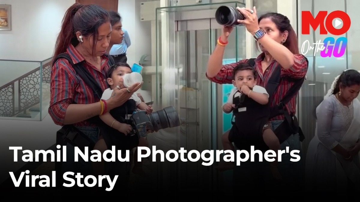 Why this photographer worked with a baby in her arms