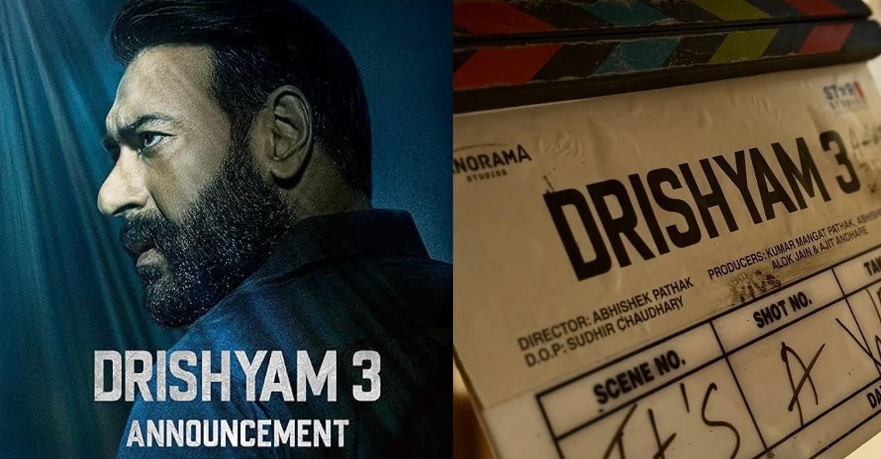 Ajay Devgn's 'Drishyam 3' wraps filming, set for October 2 release