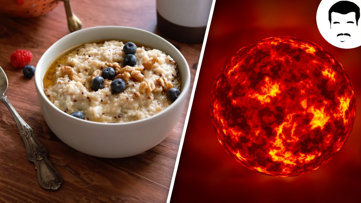 Oatmeal and the sun: A surprising comparison