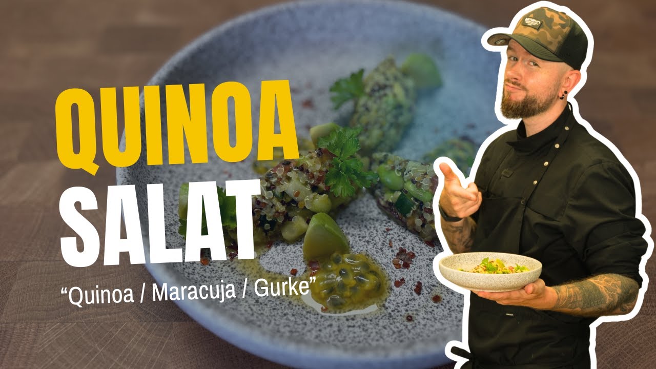 Bunter Quinoa-Salat mit Maracuja und Gurke – frisch & exotisch!