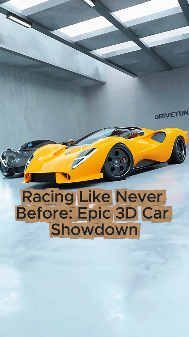 Racing like never before: Epic 3D car showdown