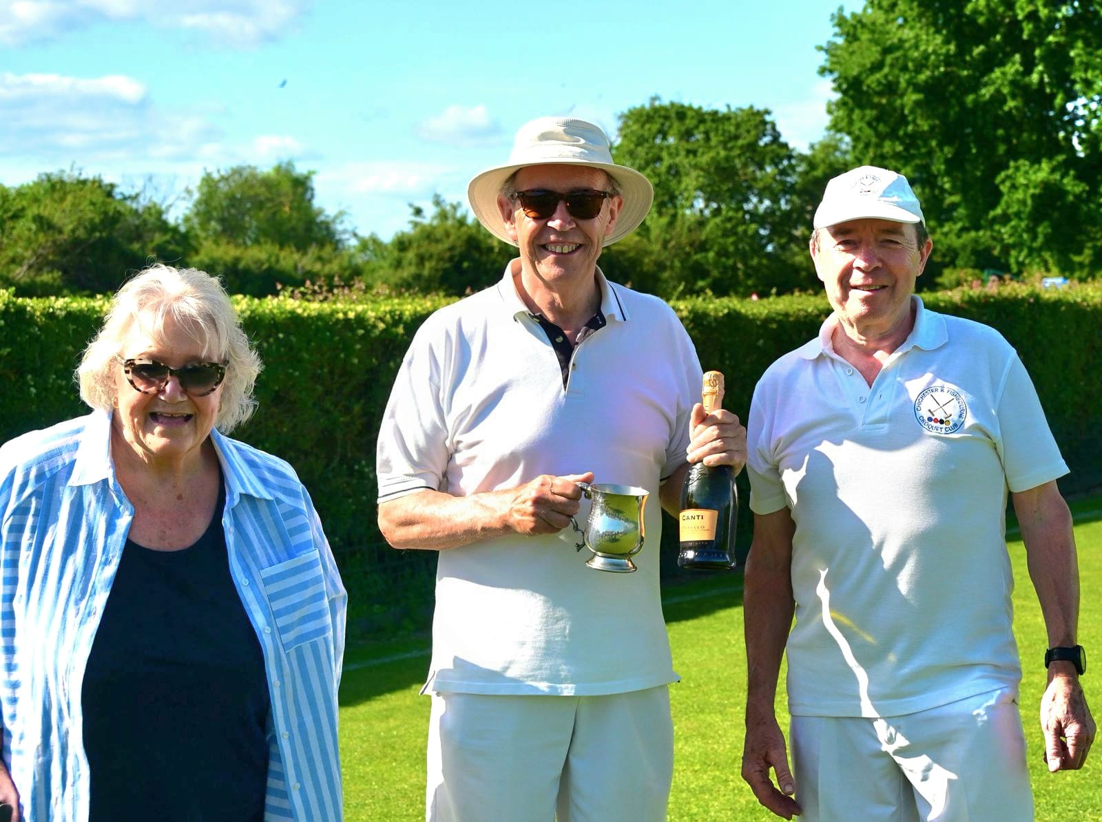 Chairman David wins croquet tournament