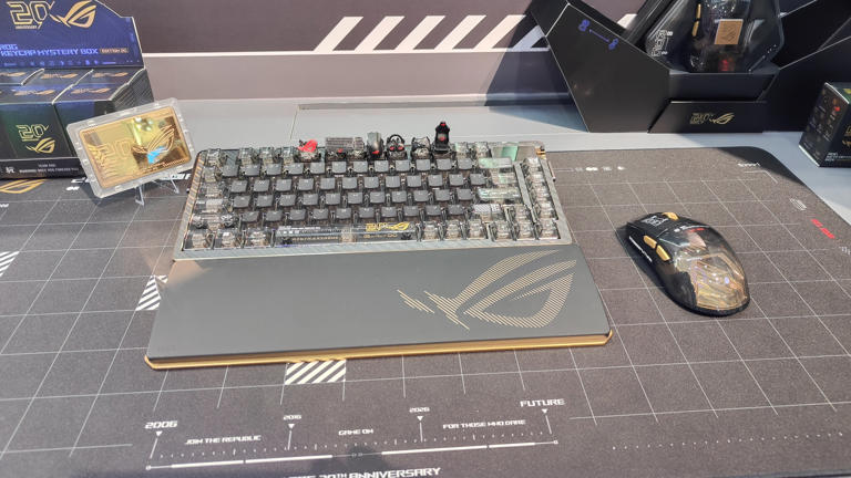 To celebrate its 20th, Asus ROG will let you buy a $600 24-karat gold ...