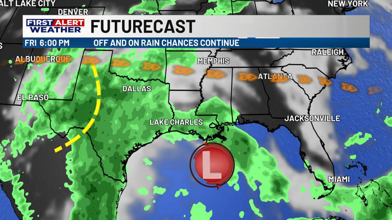 First Alert Forecast: Off and on downpours continue for our Thursday ...