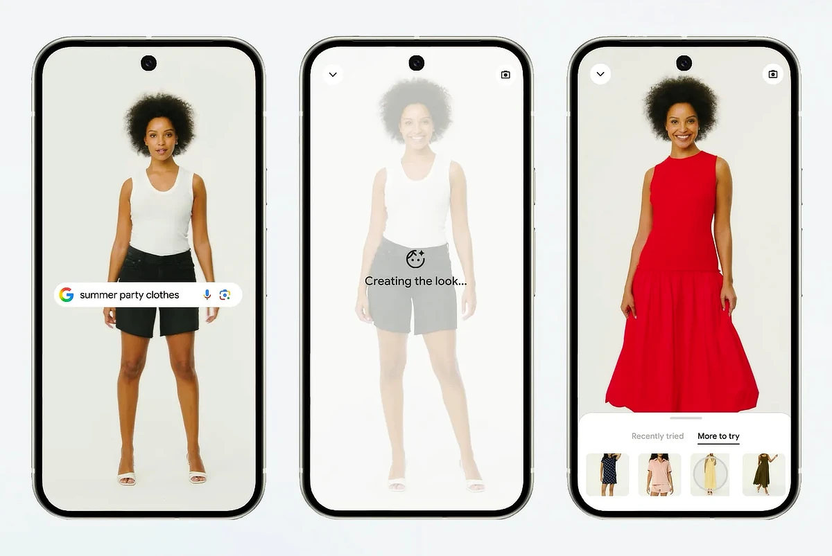 Google Try On lets you virtully try on outfits before you buy them