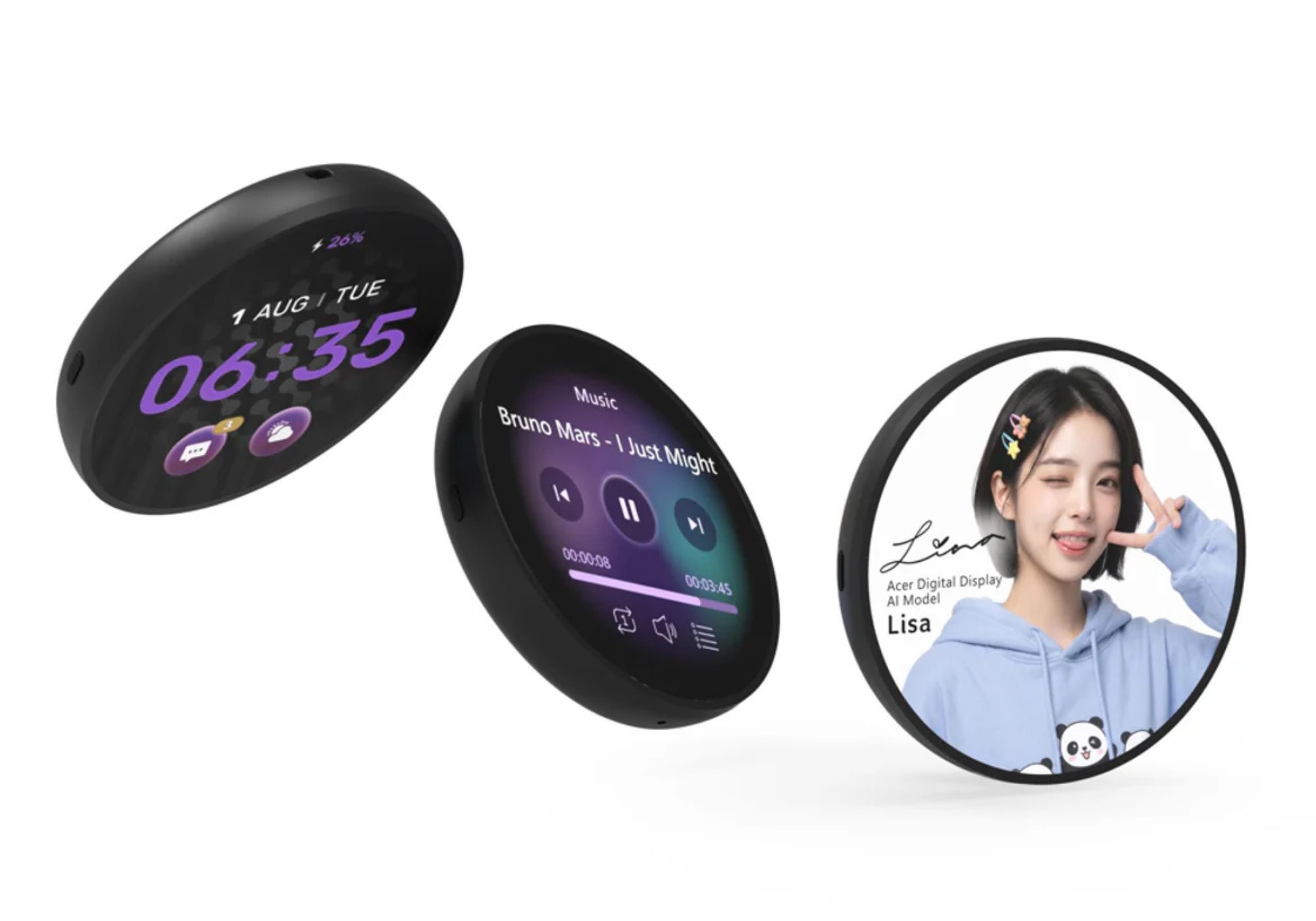 Acer’s Aspire Badge is a wearable screen that also pulls double duty ...