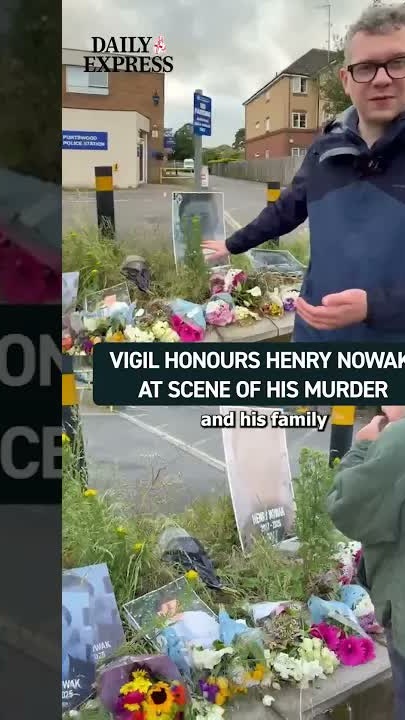 Tributes paid to murder victim Henry Nowak amidst police clashes