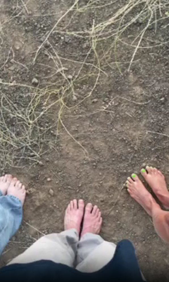 Barefoot and rooted in nature