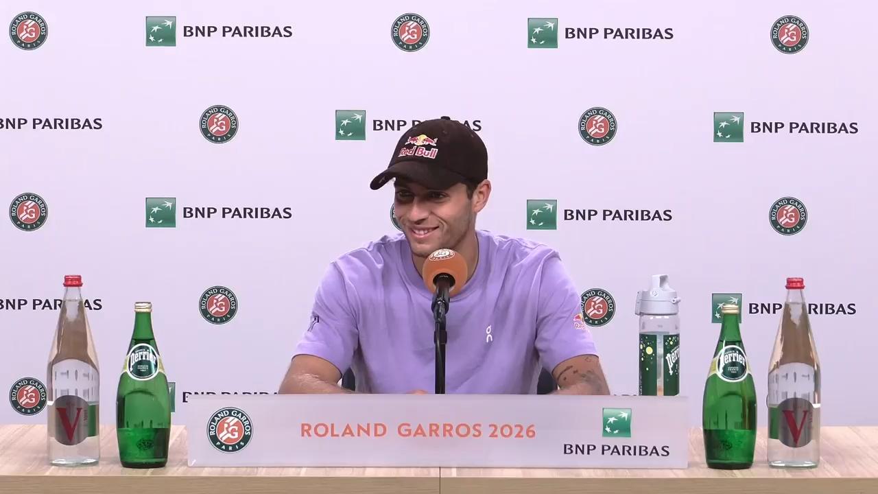 Moment: 'I am a little bit superstitious' - Cobolli admits using Nadal ...