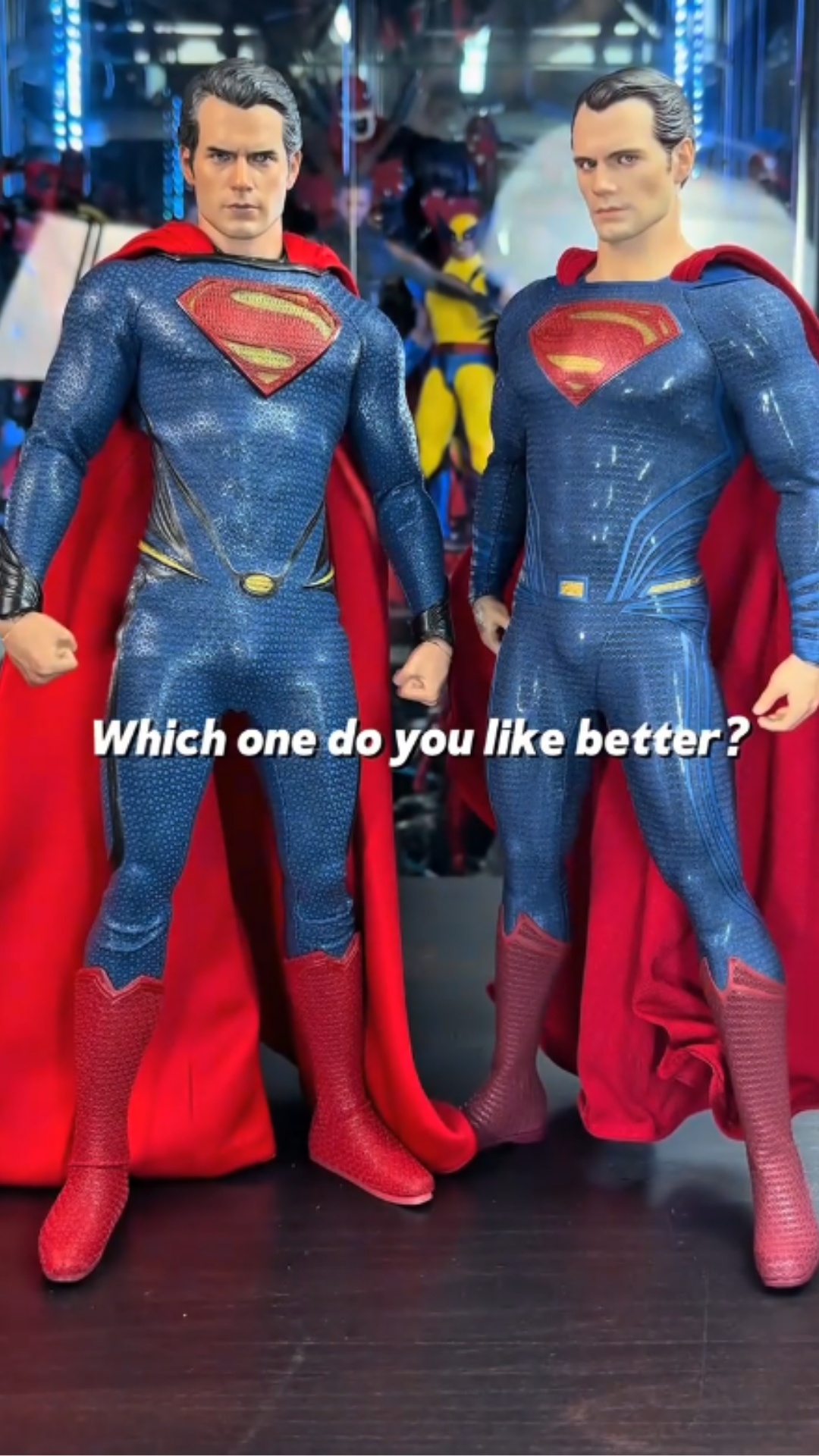 Comparing Inart and Hot Toys Superman