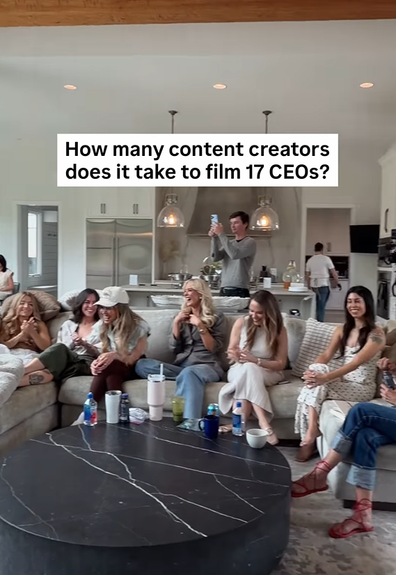 How Many Content Creators Does It Take to Film 17 CEO?