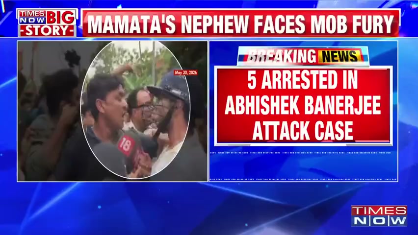 Abhishek Banerjee attack case BREAKING Bengal police arrest five