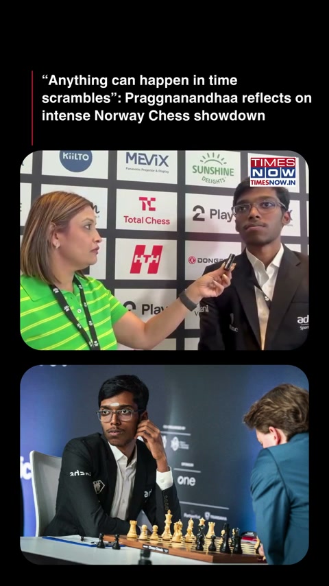 Indian chess prodigy R Praggnanandhaa delivered a composed Armageddon ...