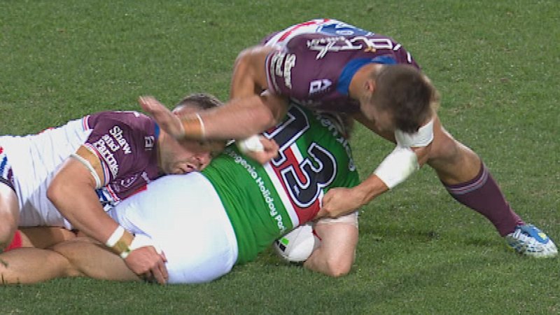 Manly gun binned as teammate 'in strife' for chicken wing