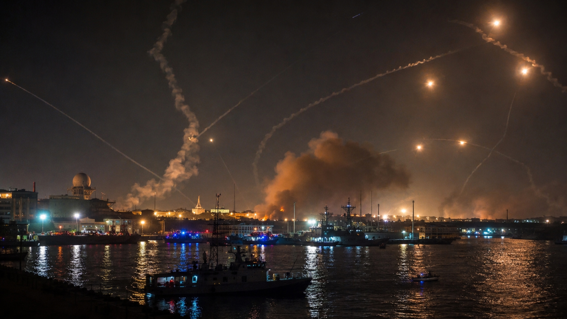 Iran claims attack on US Fifth Fleet as Gulf fighting widens