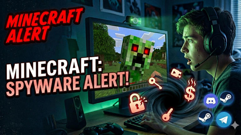 This Minecraft malware can spy through your webcam and steal your ...