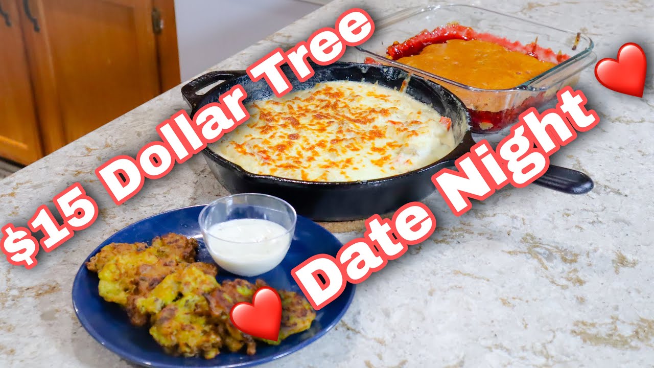 $15 budget Dollar Tree 3 course date night!