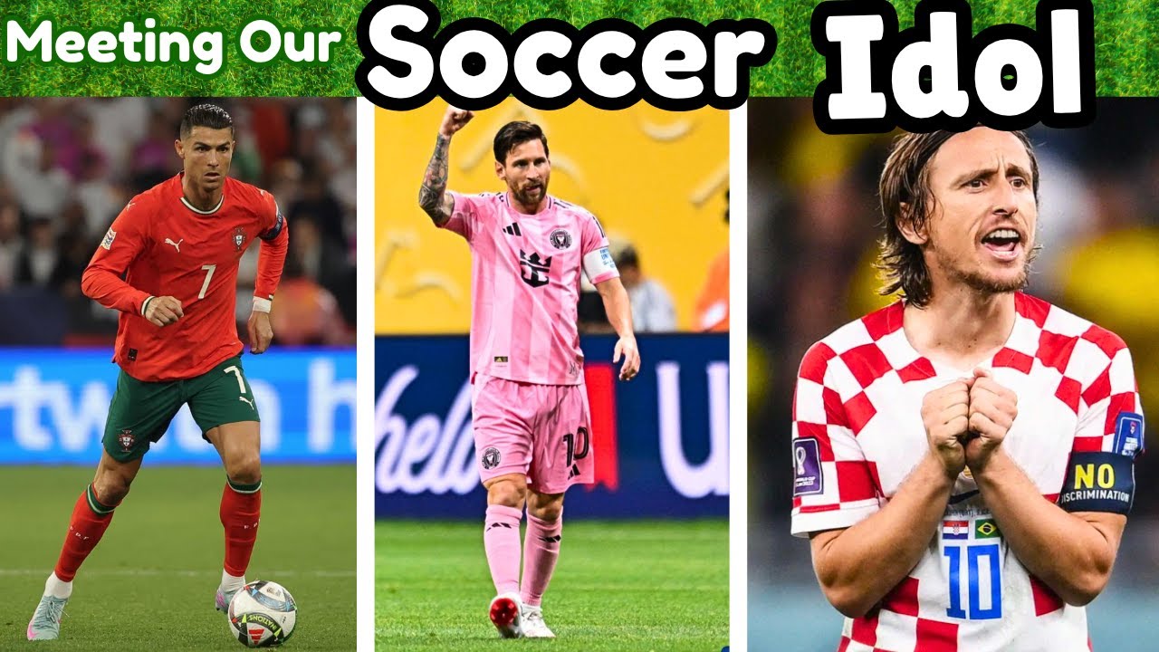 The emotional moment Family Fun Pack finally met their soccer hero