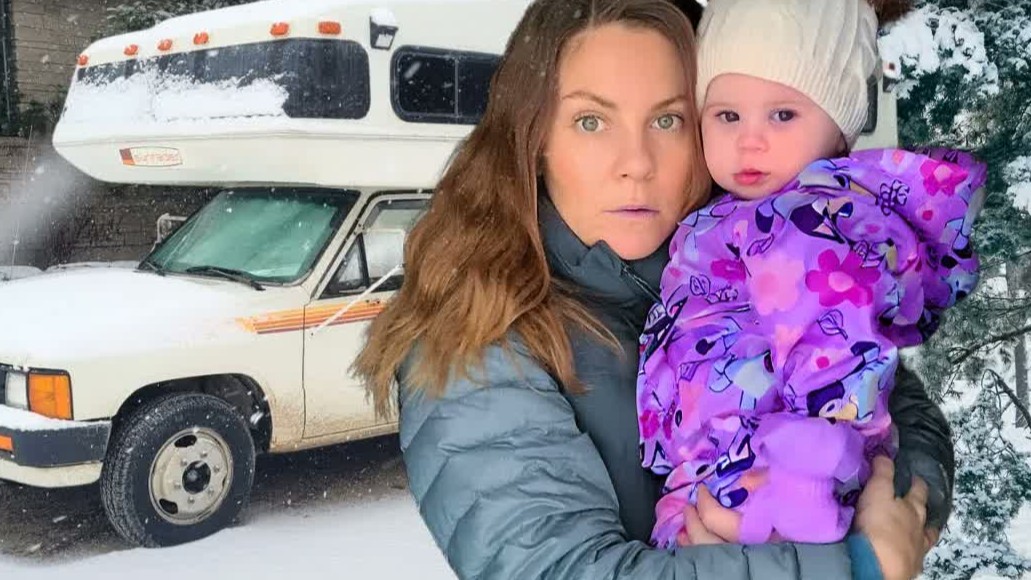 We tried sleeping in a freezing van with a baby - "Are we going to be ...