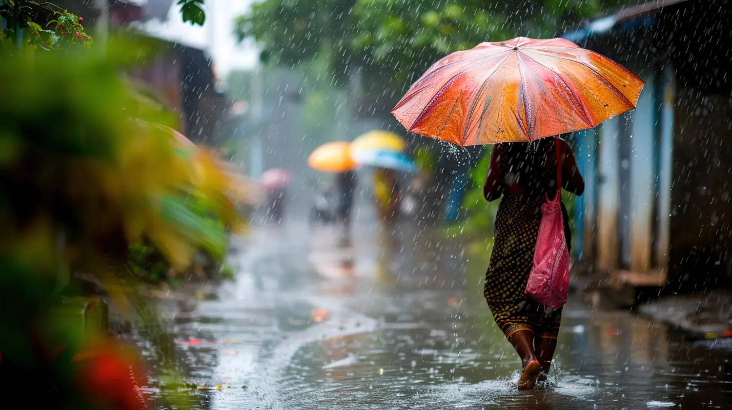 Heavy rain brings relief as IMD issues red alert for thunderstorms and hail