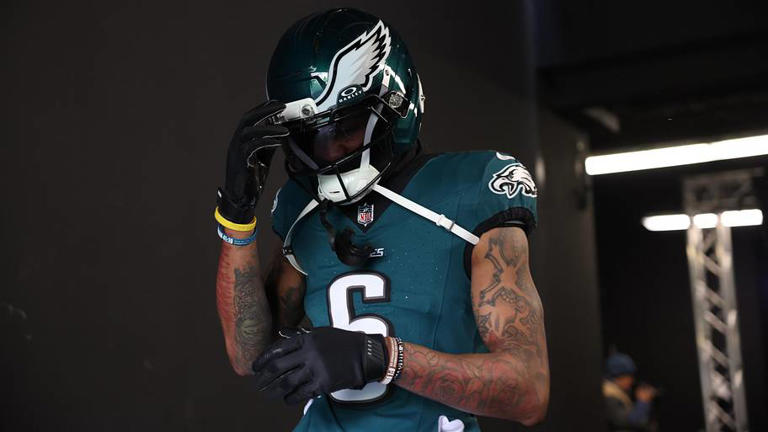Jordan Mailata spoke the DeVonta Smith truth Eagles fans know very well
