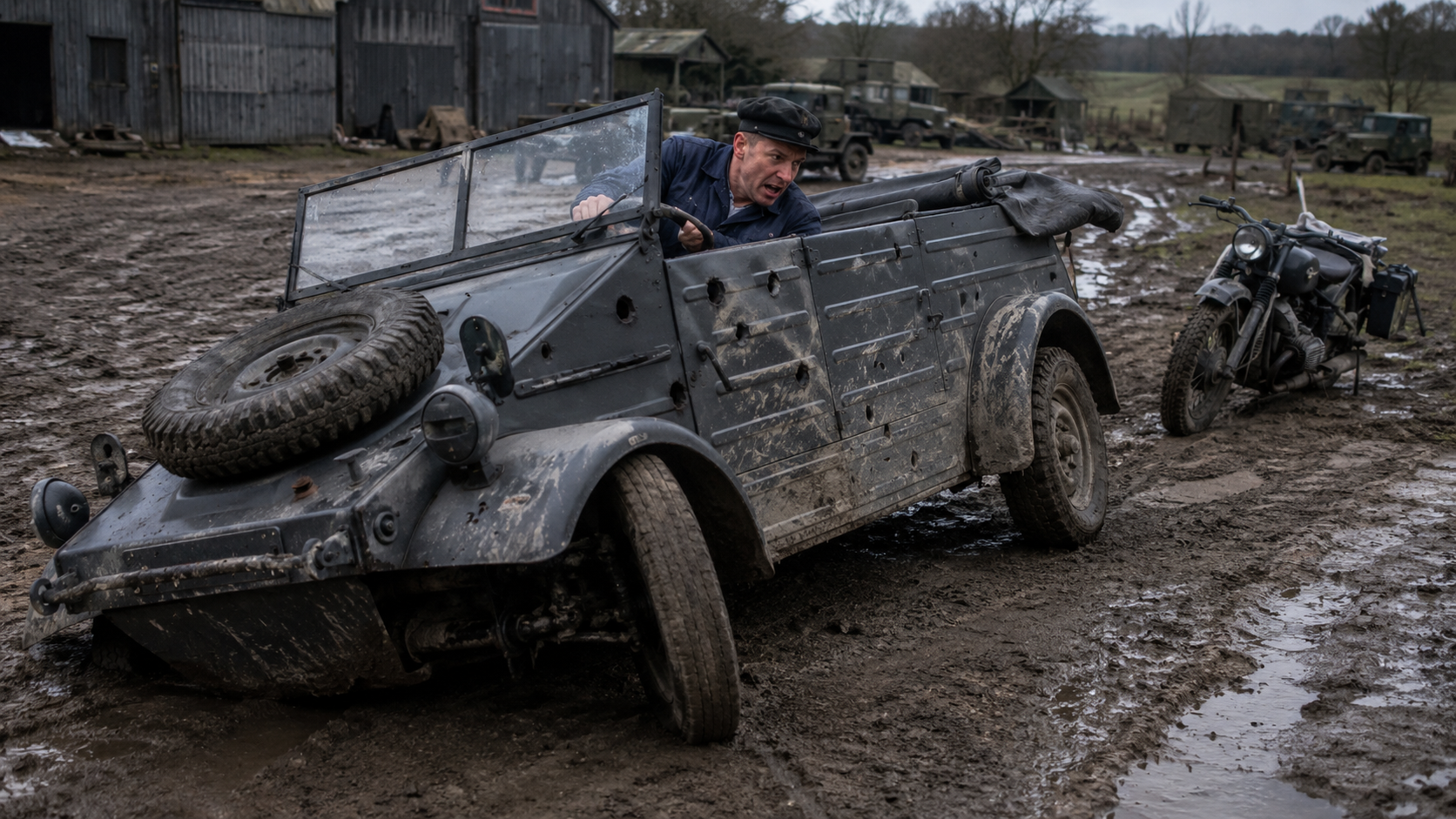 Nearly crashed restoring a rare WW2 German motorcycle