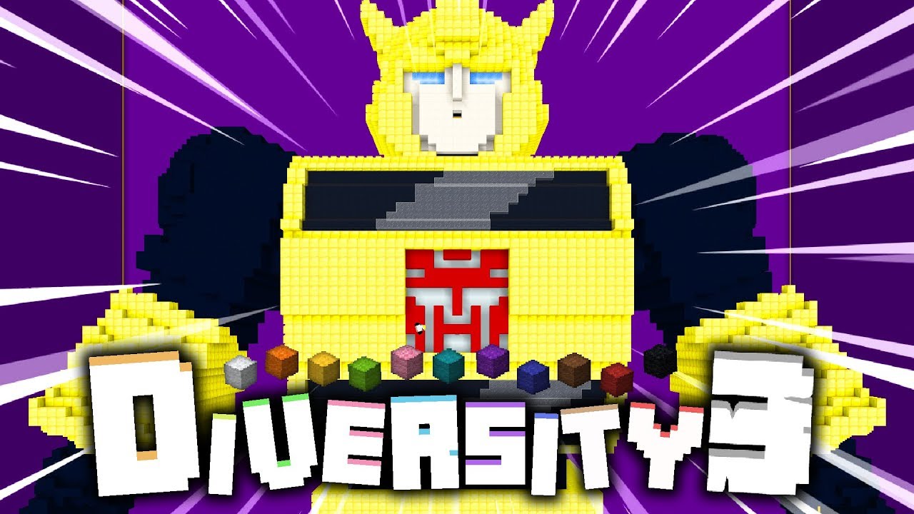 I fell into a Minecraft transformer (Diversity 3 dropper)