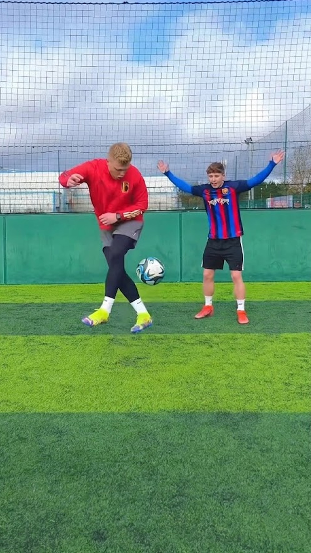 Which player showed off the best football talent?