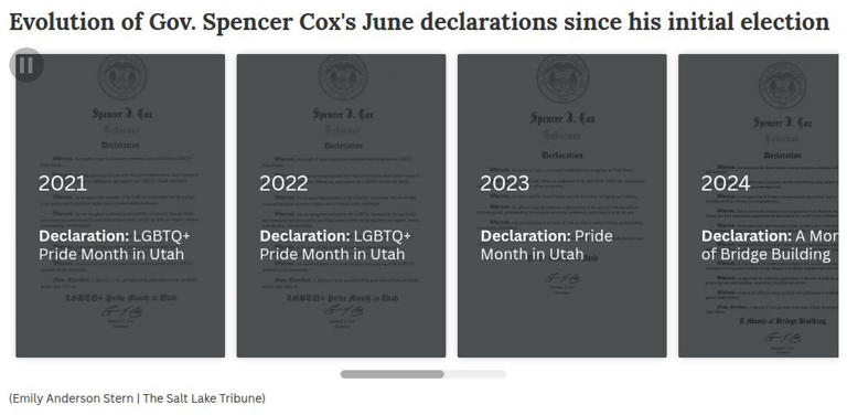 Dubbing June 'Fidelity Month,' Gov. Cox continues rightward shift away ...