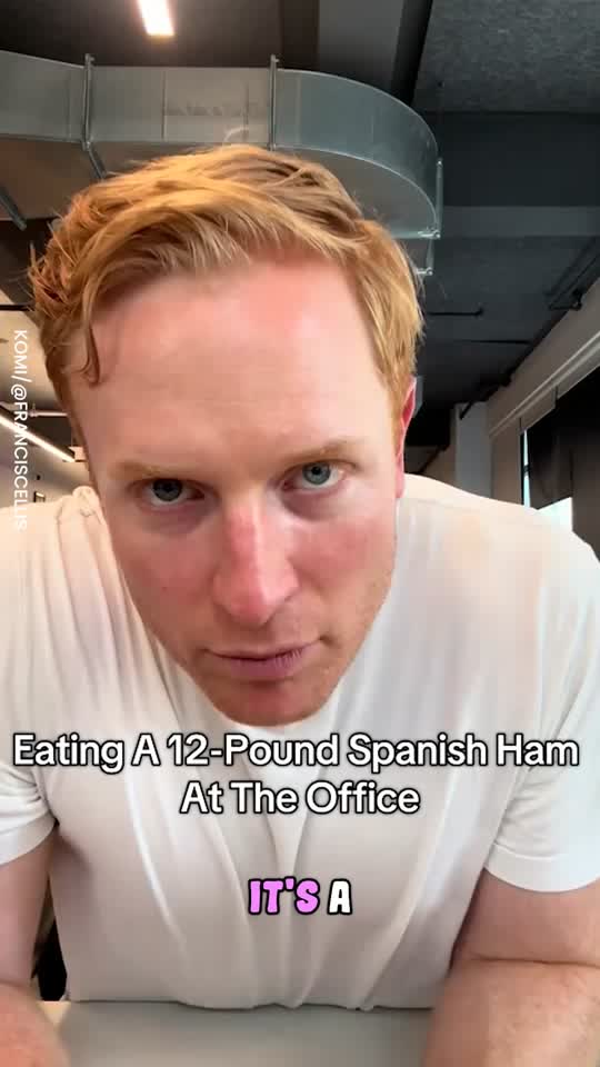 This video shows food hidden and smuggled into work