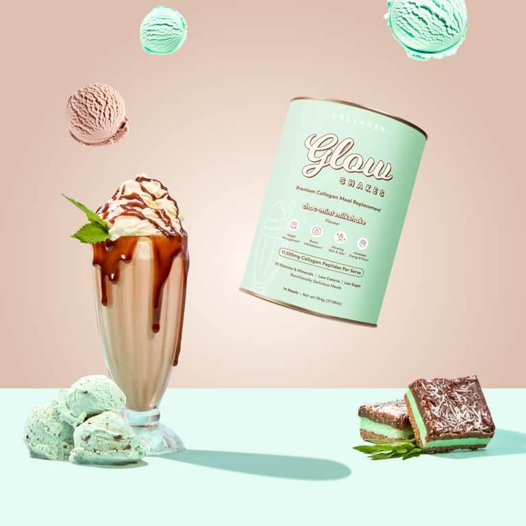 How to make a salted caramel milkshake with this collagen powder