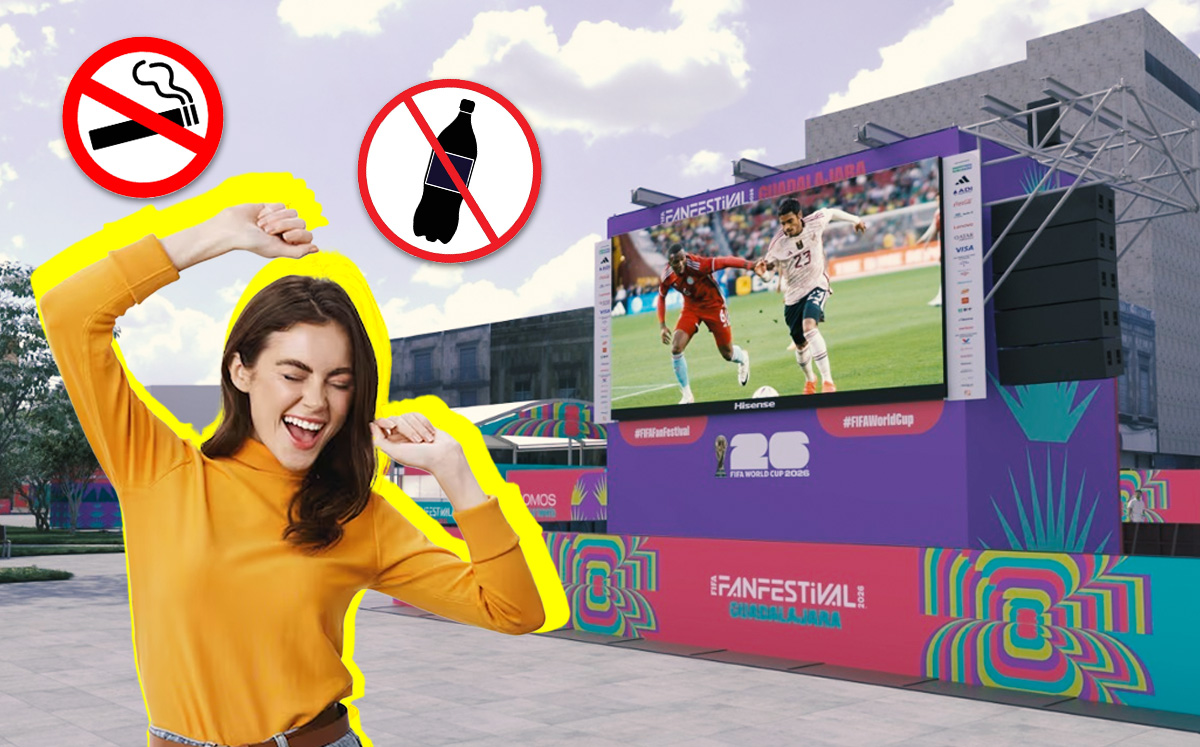 Aquí la lista de cosas prohibidas y permitidas en el Fan Fest Guadalajara