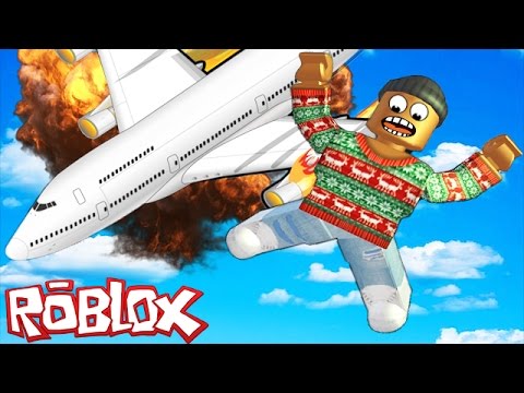 Surviving a plane crash in Roblox