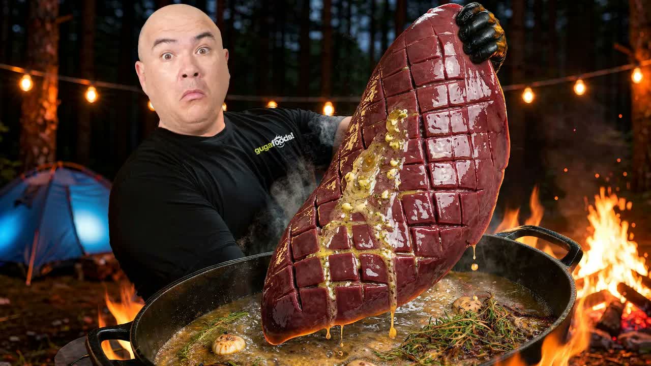 They said this beats steak, so he had to find out