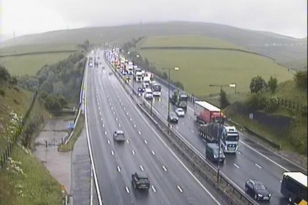 Multi-vehicle crash on M62 near Rochdale causes severe delays