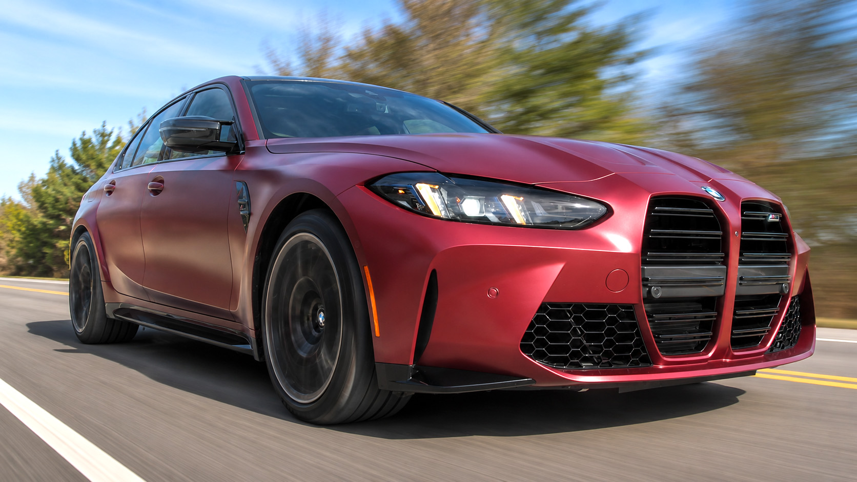 BMW M3 Competition shows its 523 HP performance character