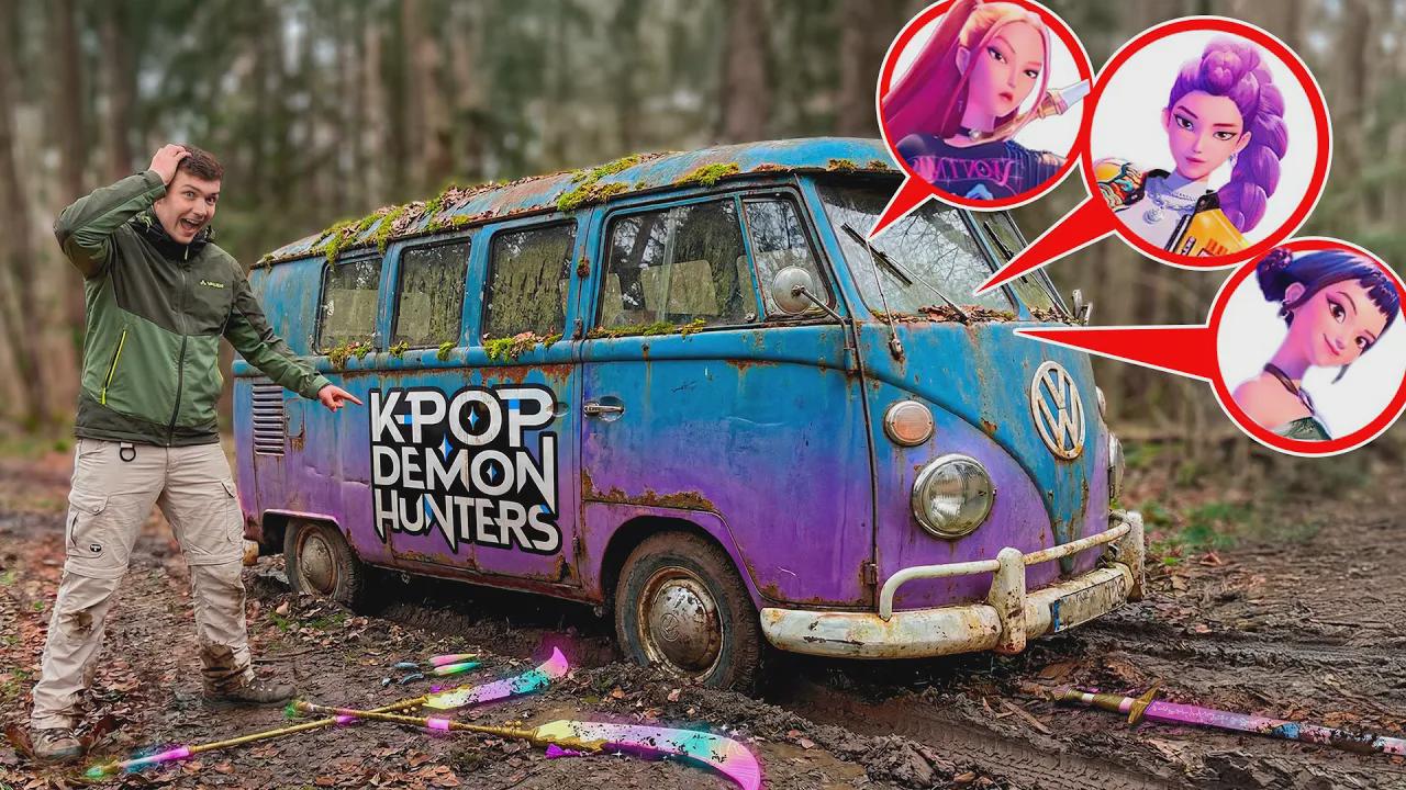 We Found Abandoned KPop Demon Hunters Truck! Huntrix Exist in Real Life?