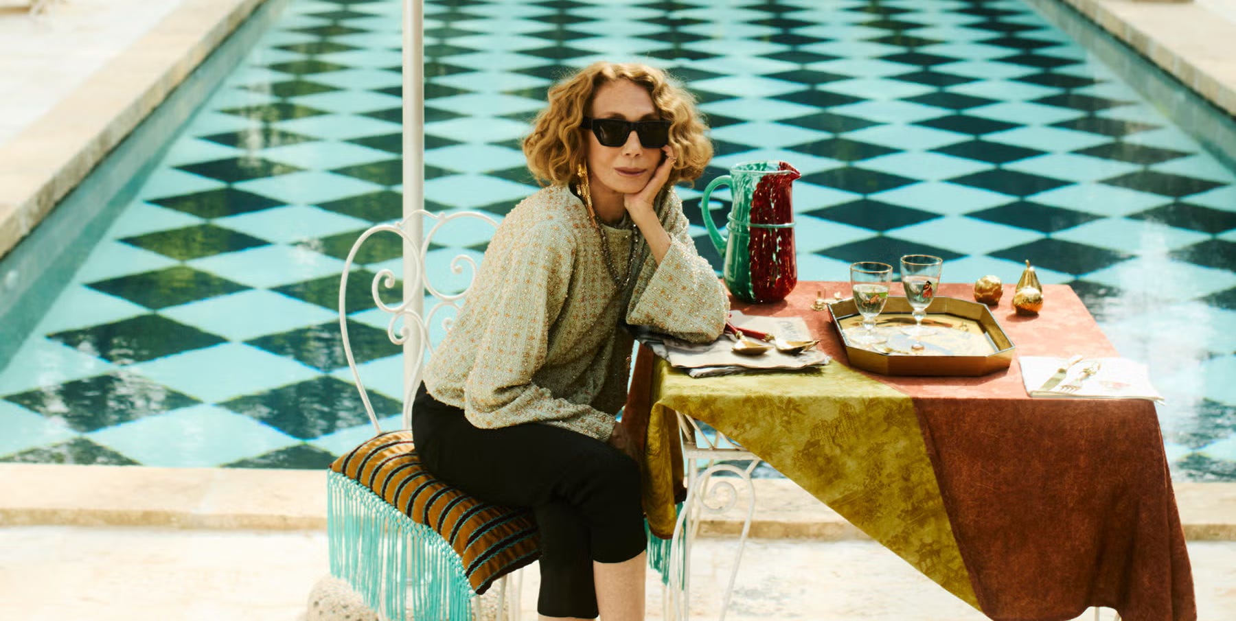 Inspirada en su abuela y en Marrakech: Marisa Berenson crea un vajilla ...