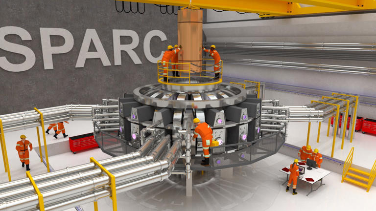 Commonwealth Fusion Systems installed the first of 18 magnets in its ...