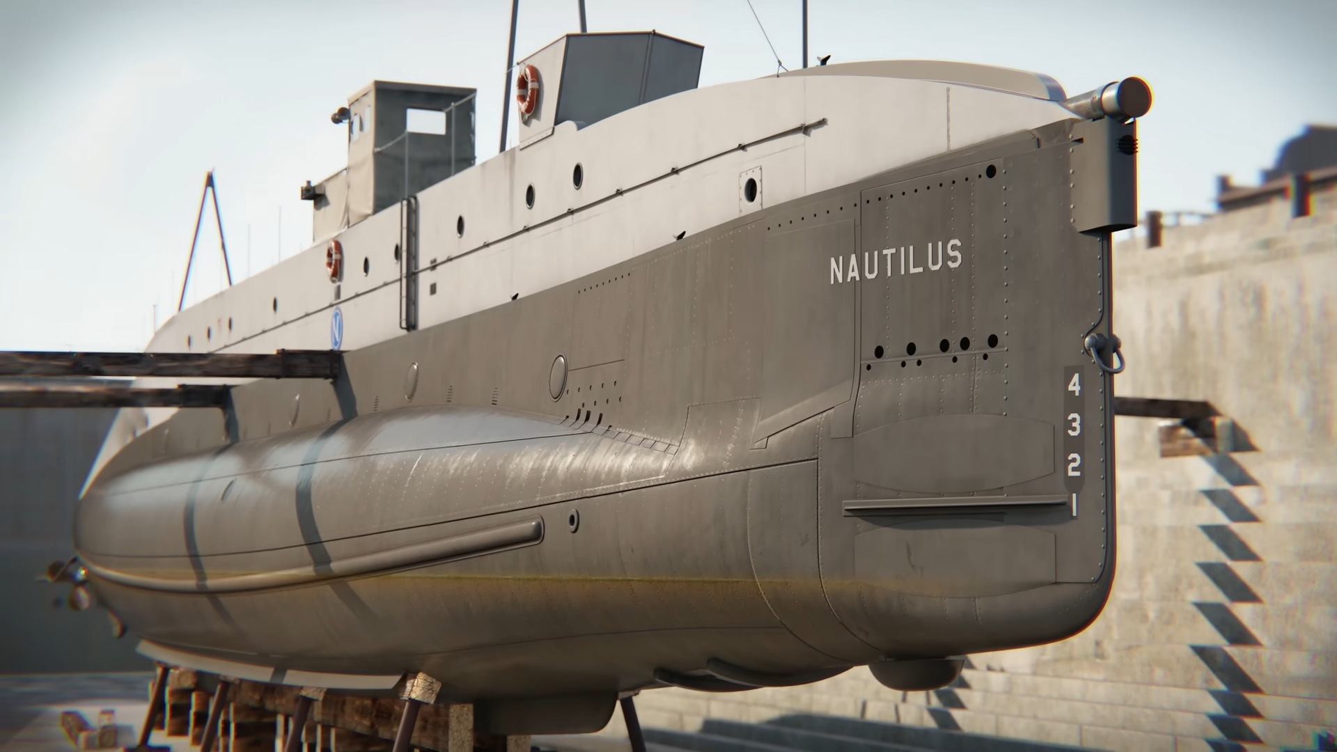 Watch America’s 4,000+ ton nuclear submarine Nautilus dive into history