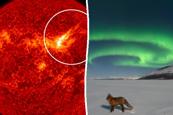 Brits could see Northern Lights tonight after huge solar flares