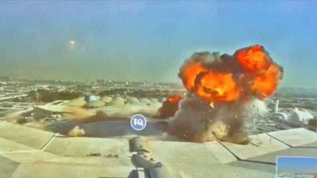 Watch: Kuwait releases footage of Iranian strike on airport