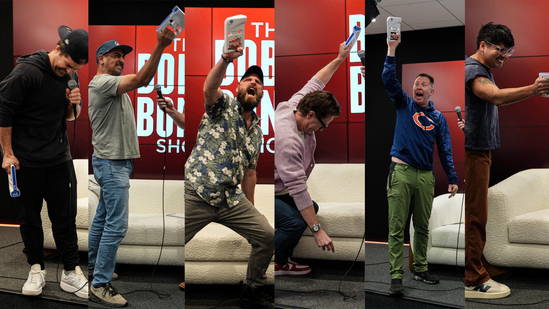 Bobby Bones Show faces off in grip strength challenge