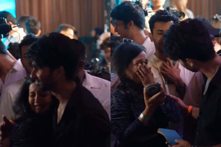 Shahid Kapoor hugs emotional female fan at Cocktail 2 trailer launch ...