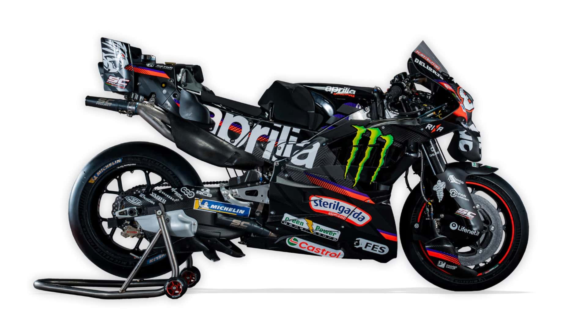 Aprilia’s MotoGP team just signed Monster Energy as its title sponsor ...