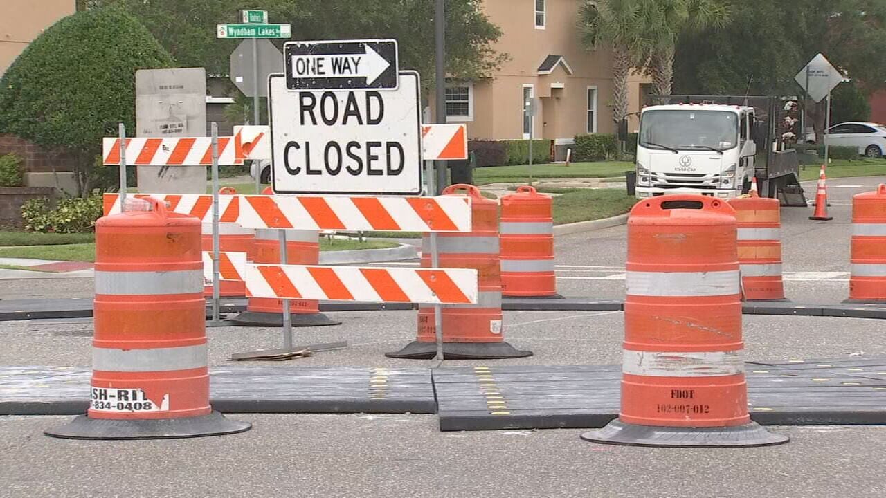 Modular roundabout construction underway in Orange County