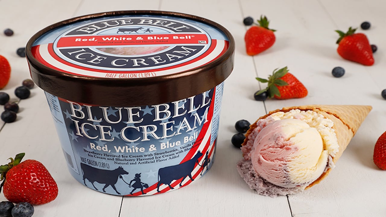 Blue Bell revives Red, White & Blue Bell flavor to celebrate America’s ...