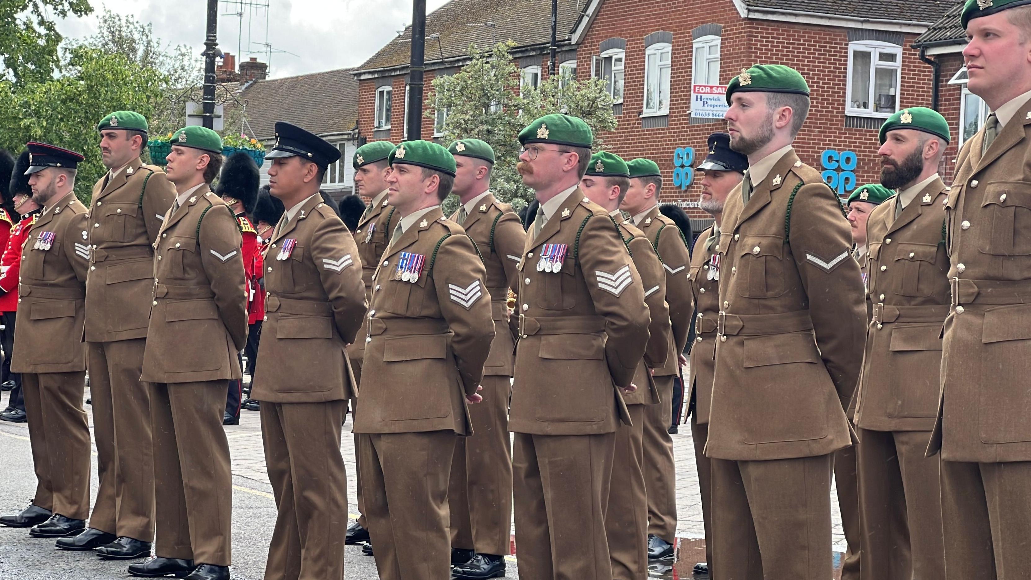 Army unit granted freedom of town at ceremony