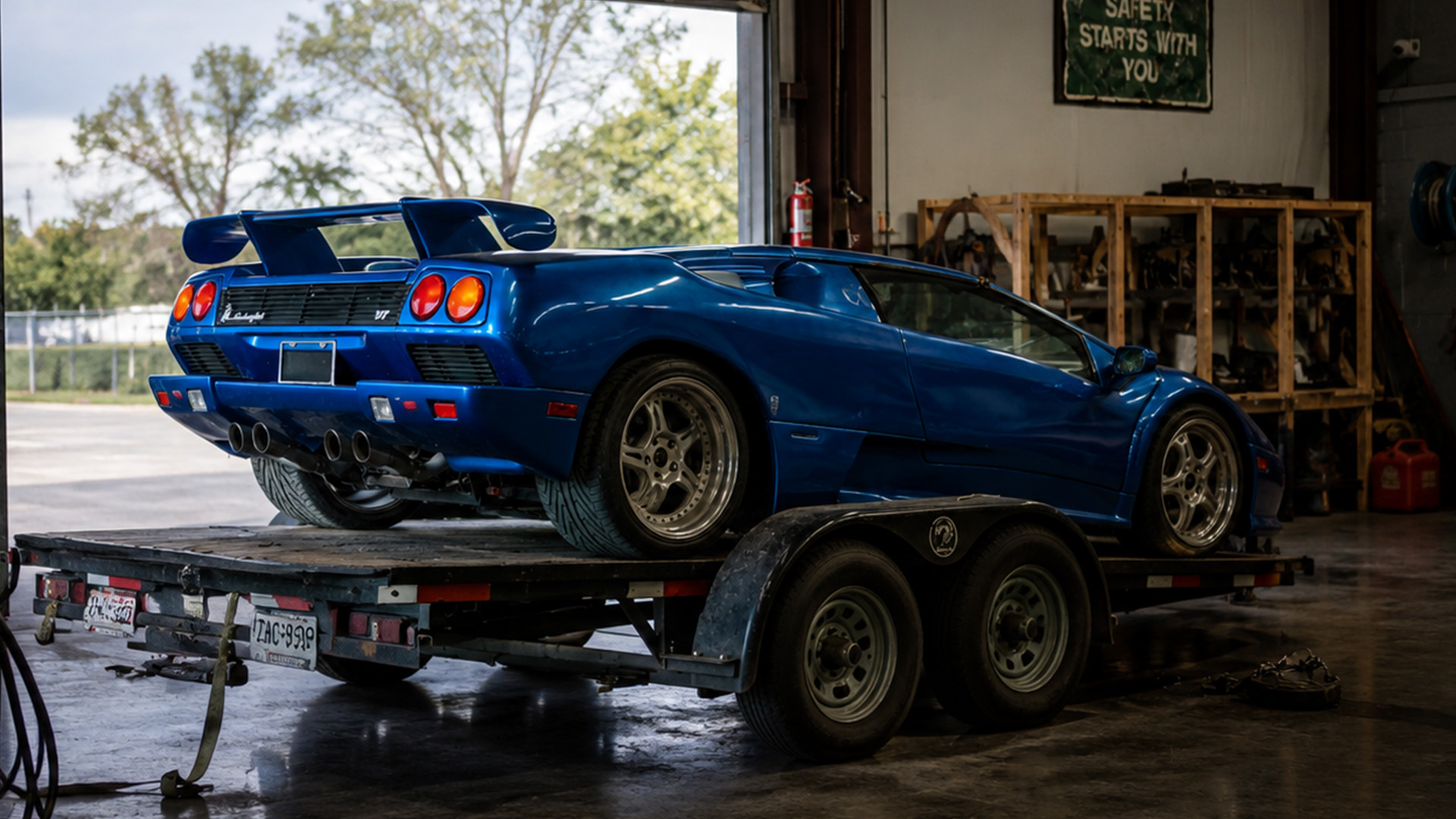What makes this fake Lambo so extreme?